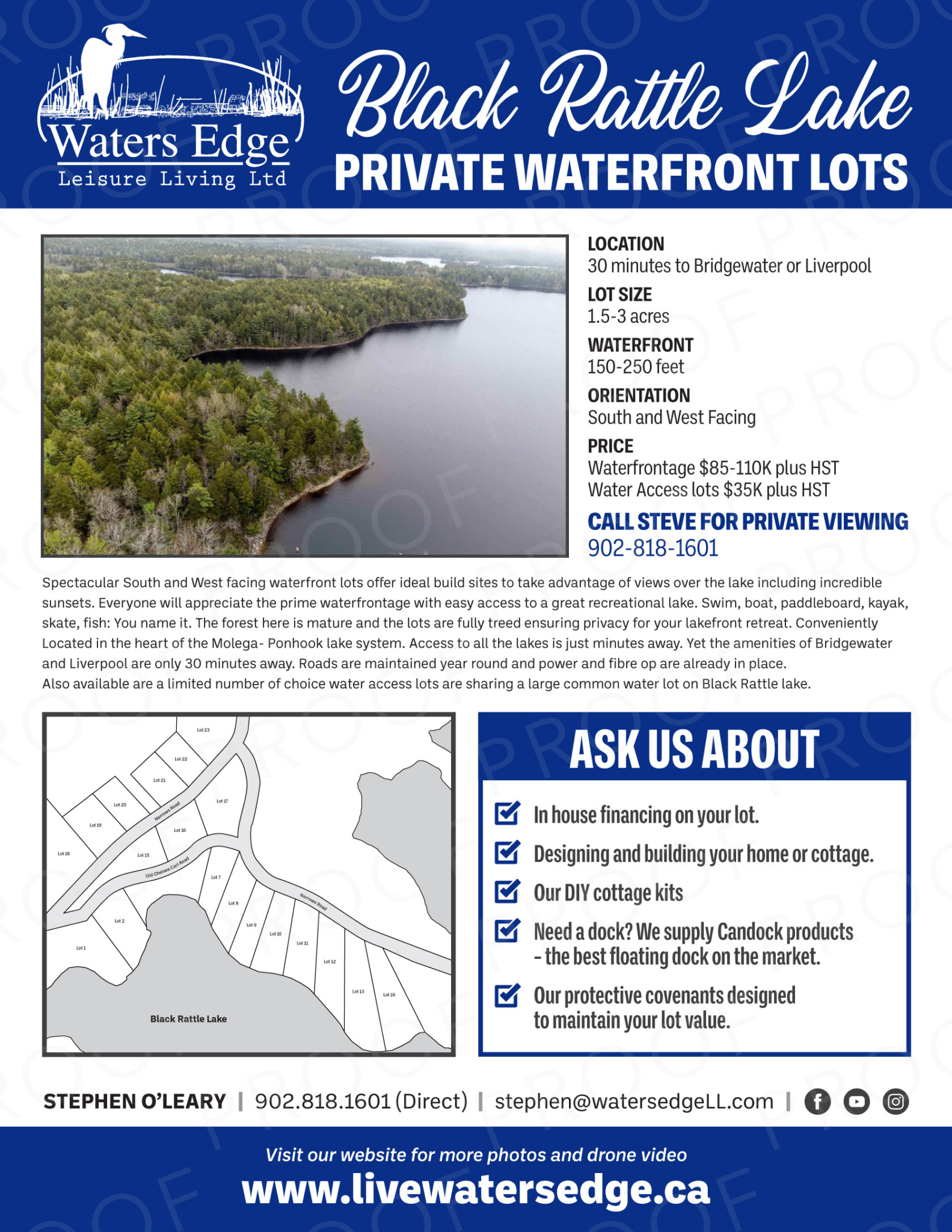 Black Rattle Lake - Waters Edge Leisure Living