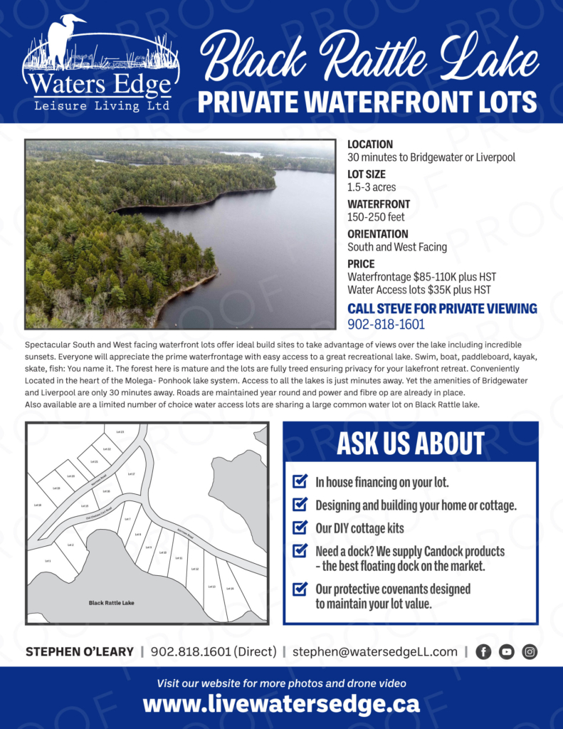Black Rattle Lake - Waters Edge Leisure Living